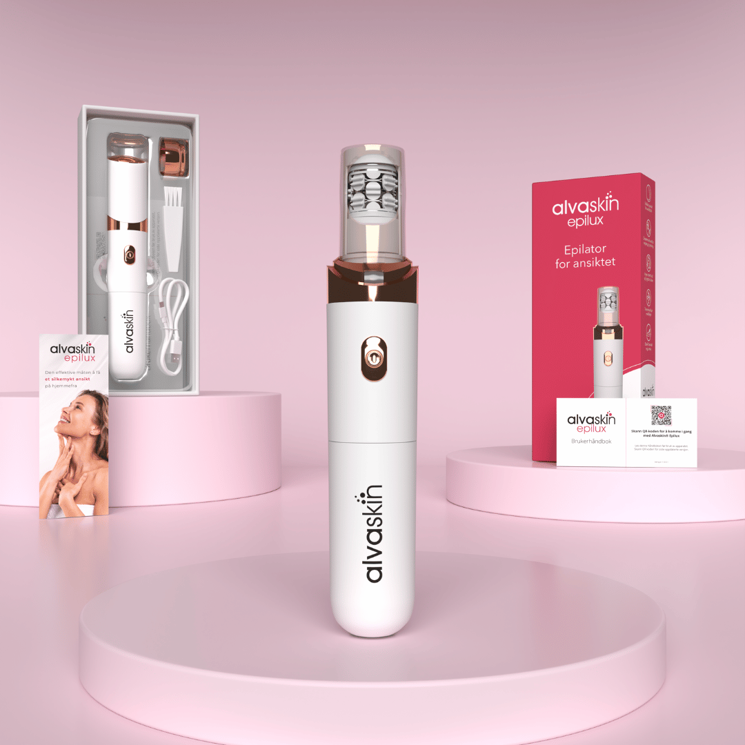Alvaskin® Epilux Ansiktsepilator for Skånsom og Effektiv Hårfjerning ...